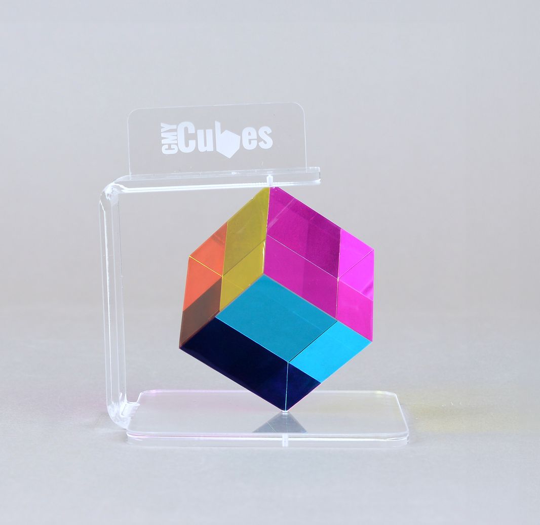 Step into a world of colour and curiosity. – CMY Cubes